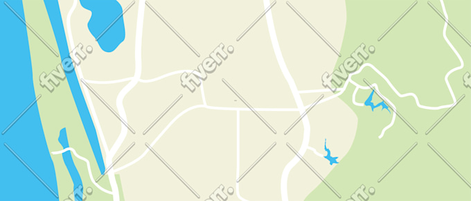 Create vector map illustration, city map, festival map, tourist map or site map by Erin_hi1 | Fiverr